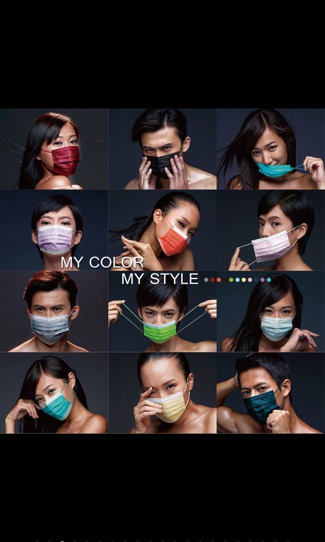 CSD SURGICAL PASTEL COLORED MASK FROM TAIWAN, Health & Nutrition, Face ...