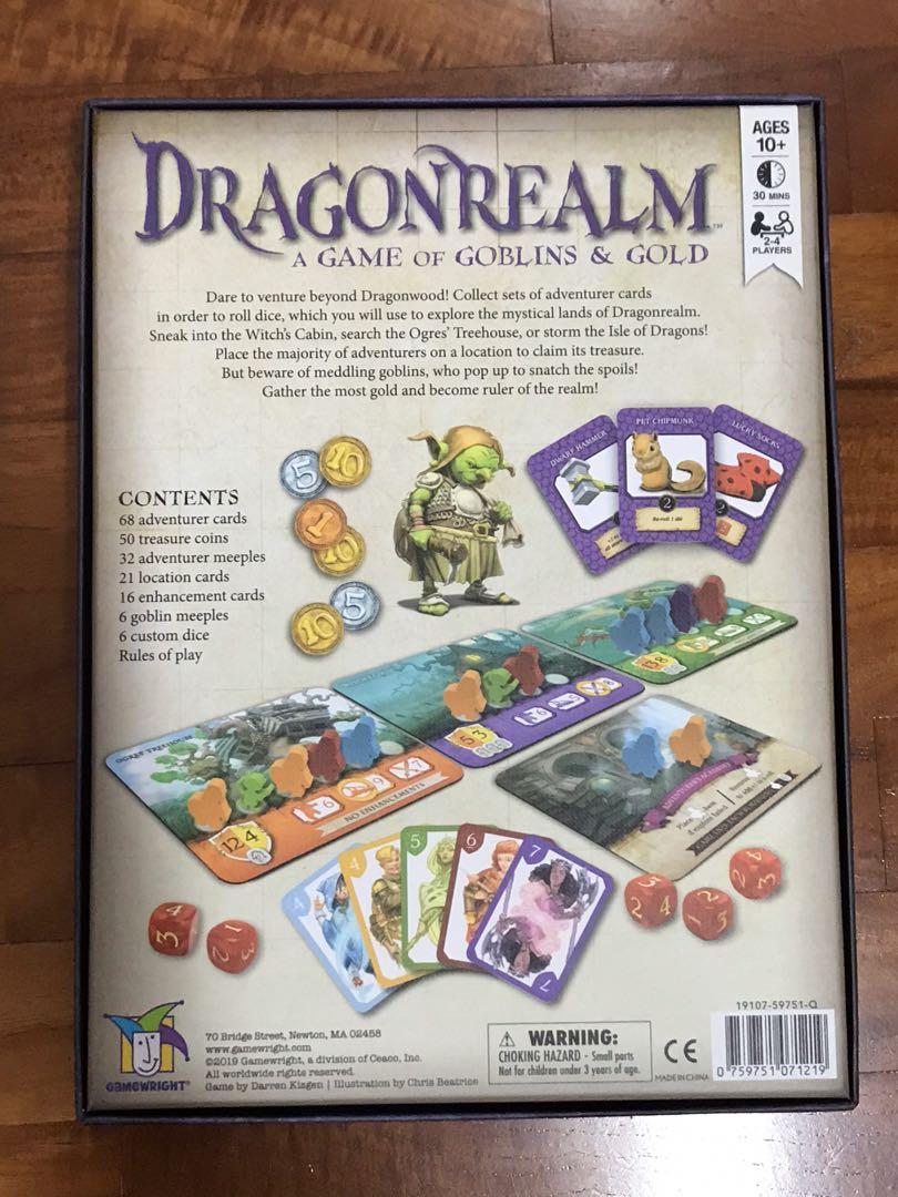 Dragonrealm Board Game - A game of goblins & gold , Hobbies & Toys ...
