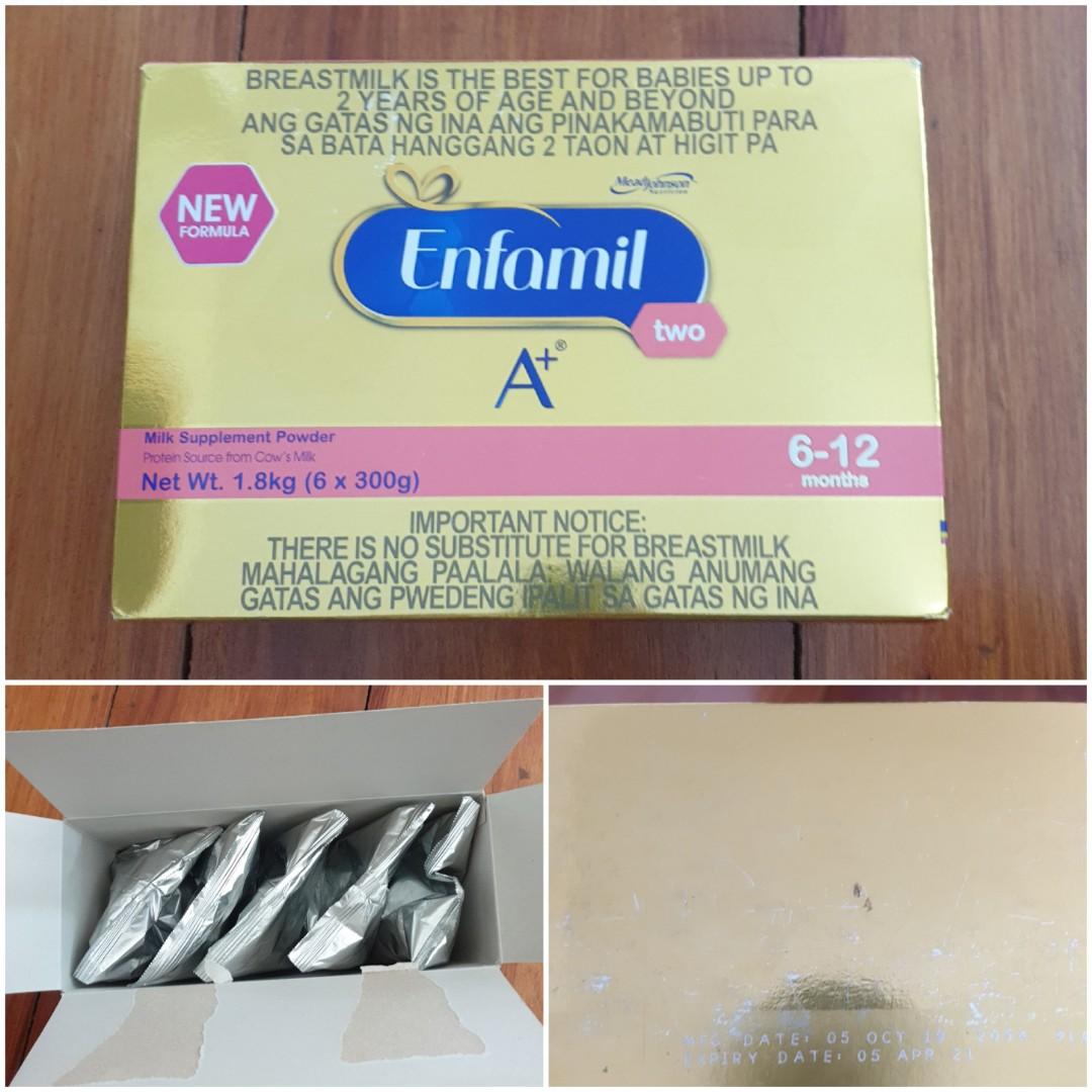 Enfamil Milk 6-12 mos, Babies & Kids, Nursing & Feeding, Breastfeeding ...
