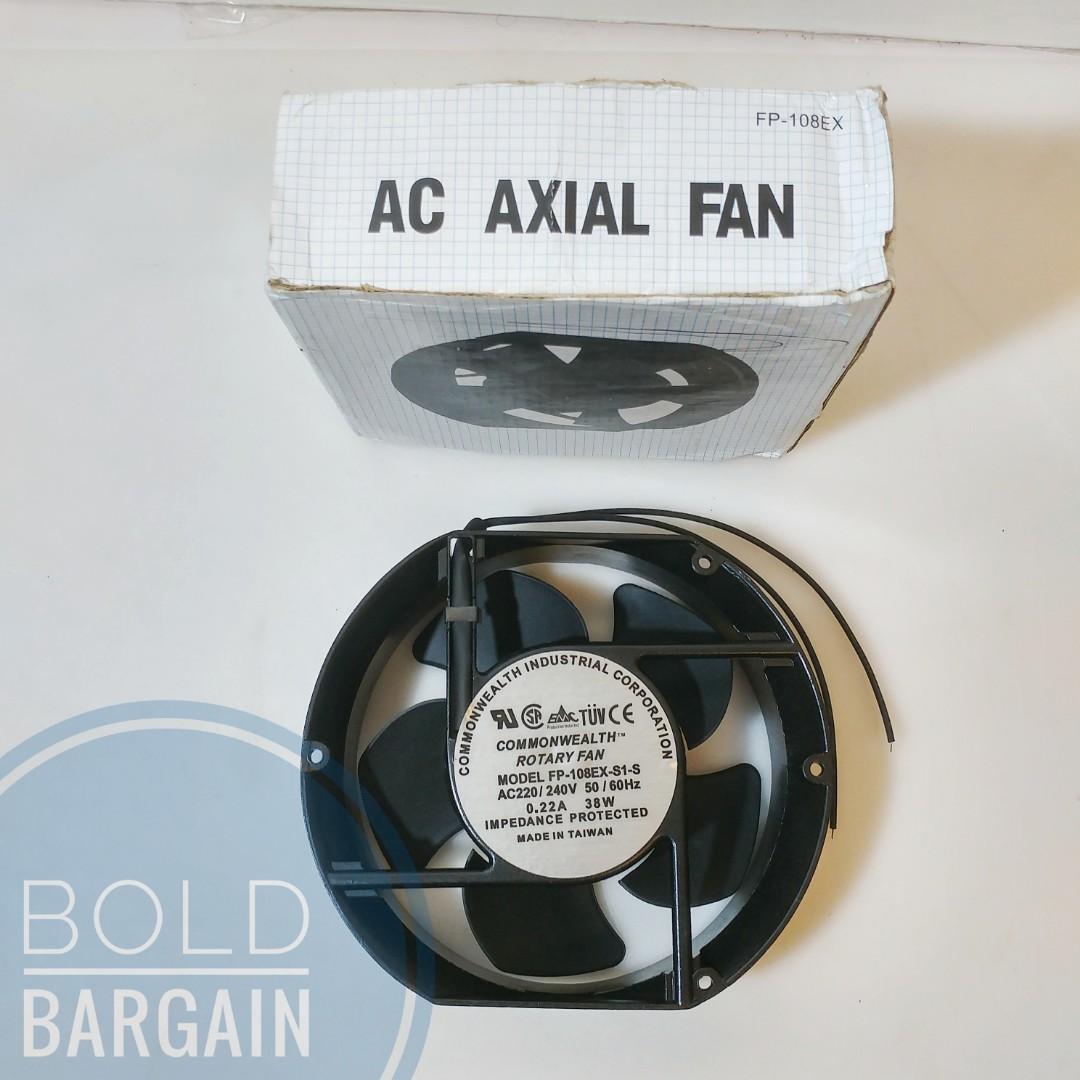 FP-108EX-S1-S High Quality Rotary Fan 220V 0.22A 38W Made in Taiwan, Audio, Other Audio ...