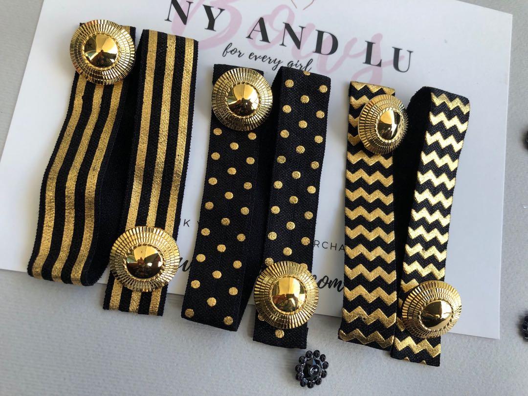 Hijab Mask Extender, Mask Extension | Gold buttons, Women's Fashion ...