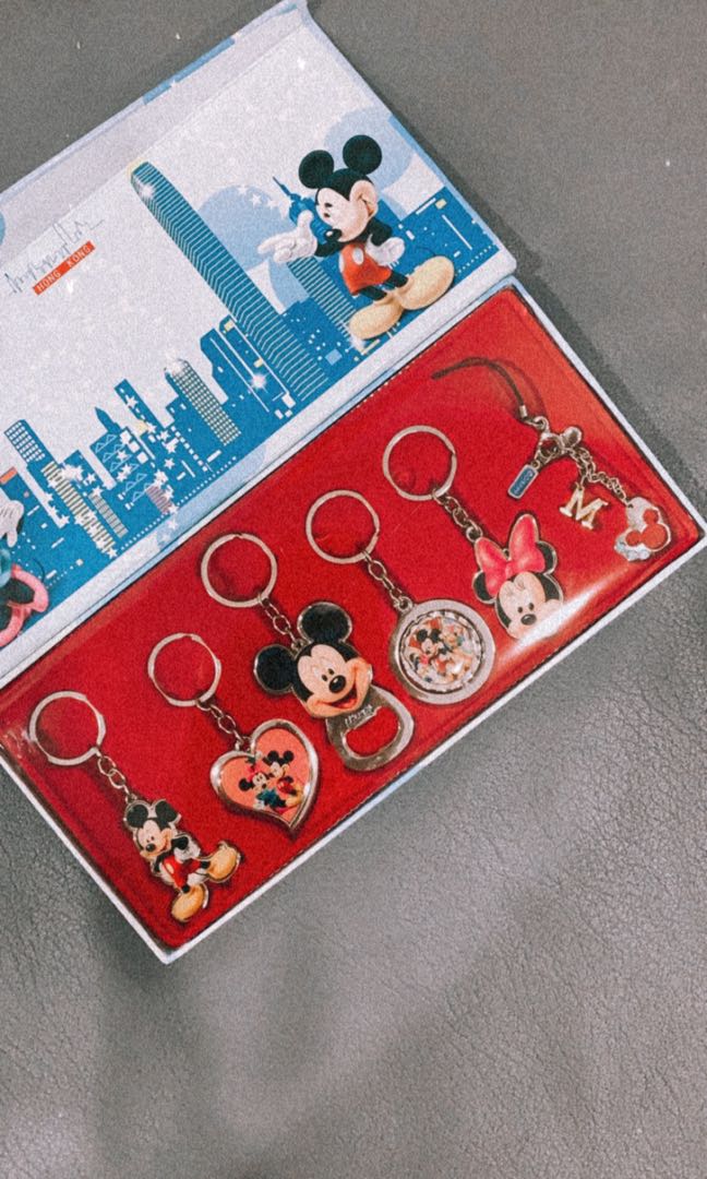 HK Disneyland Mickey Mouse Keychains Set, Hobbies & Toys, Memorabilia ...