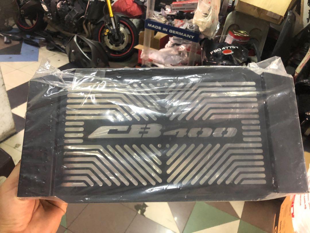 Honda cb400 radiator guard, Motorcycles, Motorcycle Accessories on ...
