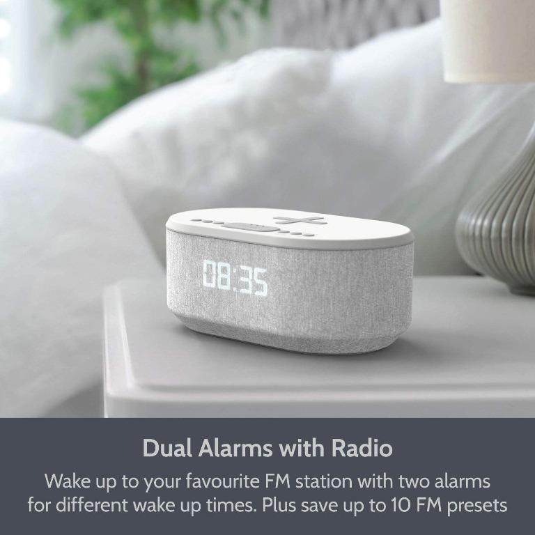 I-box Dawn bedside Bedside Radio Alarm Clock with USB Charger ...