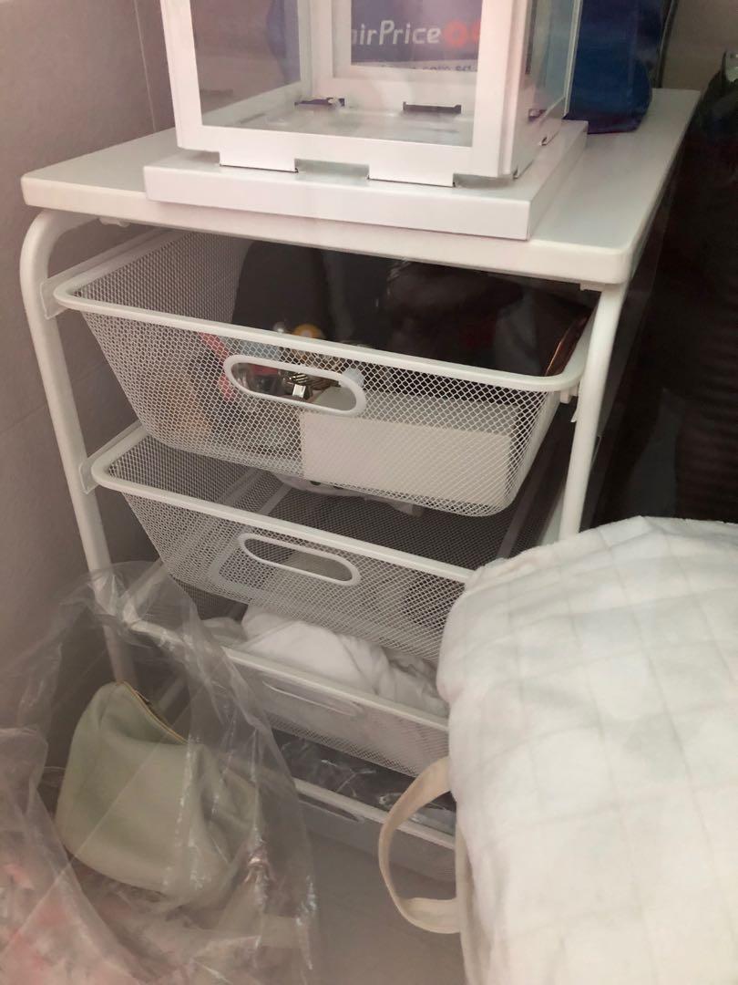 Ikea Algot Mesh Drawer, Furniture, Shelves & Drawers on Carousell