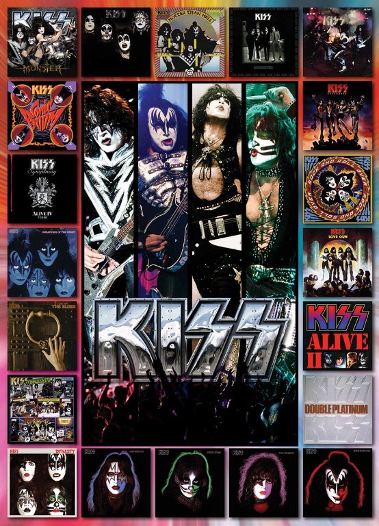 Limited Edition KISS Rock Band 1000 Pieces Jigsaw Puzzle - Made in ...