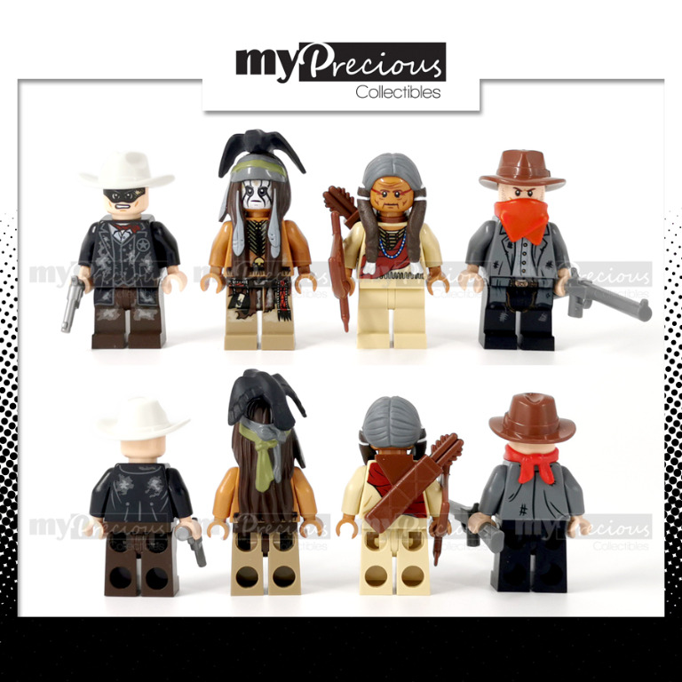 Lego Lone Ranger 79110 Silver Mine Shootout Minifigure Chief Big Bear ...