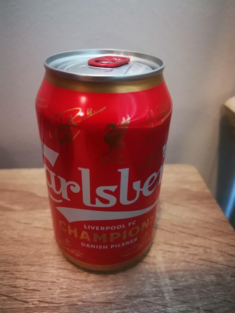 Liverpool FC Carlsberg Beer Can 2020 limited edition, Food & Drinks ...