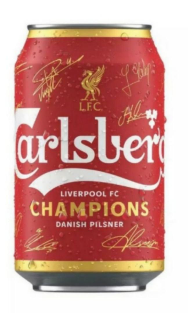 Liverpool FC Carlsberg Beer Can 2020 limited edition, Food & Drinks ...