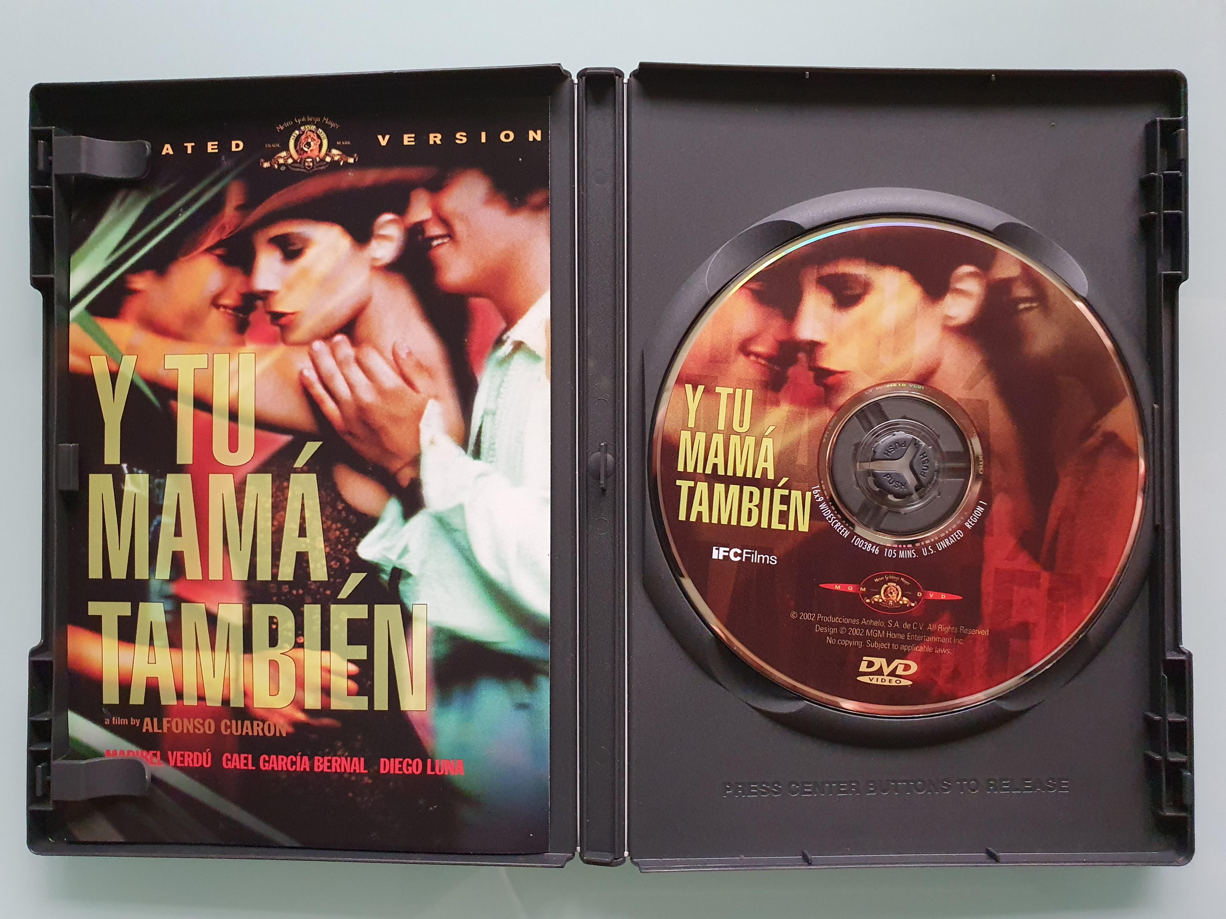 Maribel Verdu Gael Garcia Bernal Diego Luna - Y Tu Mama Tambien DVD ...