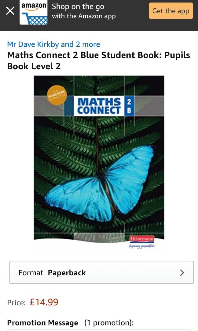 Maths Connect 2 Blue Student Book: Pupils Book Level 2, Buku & Alat ...