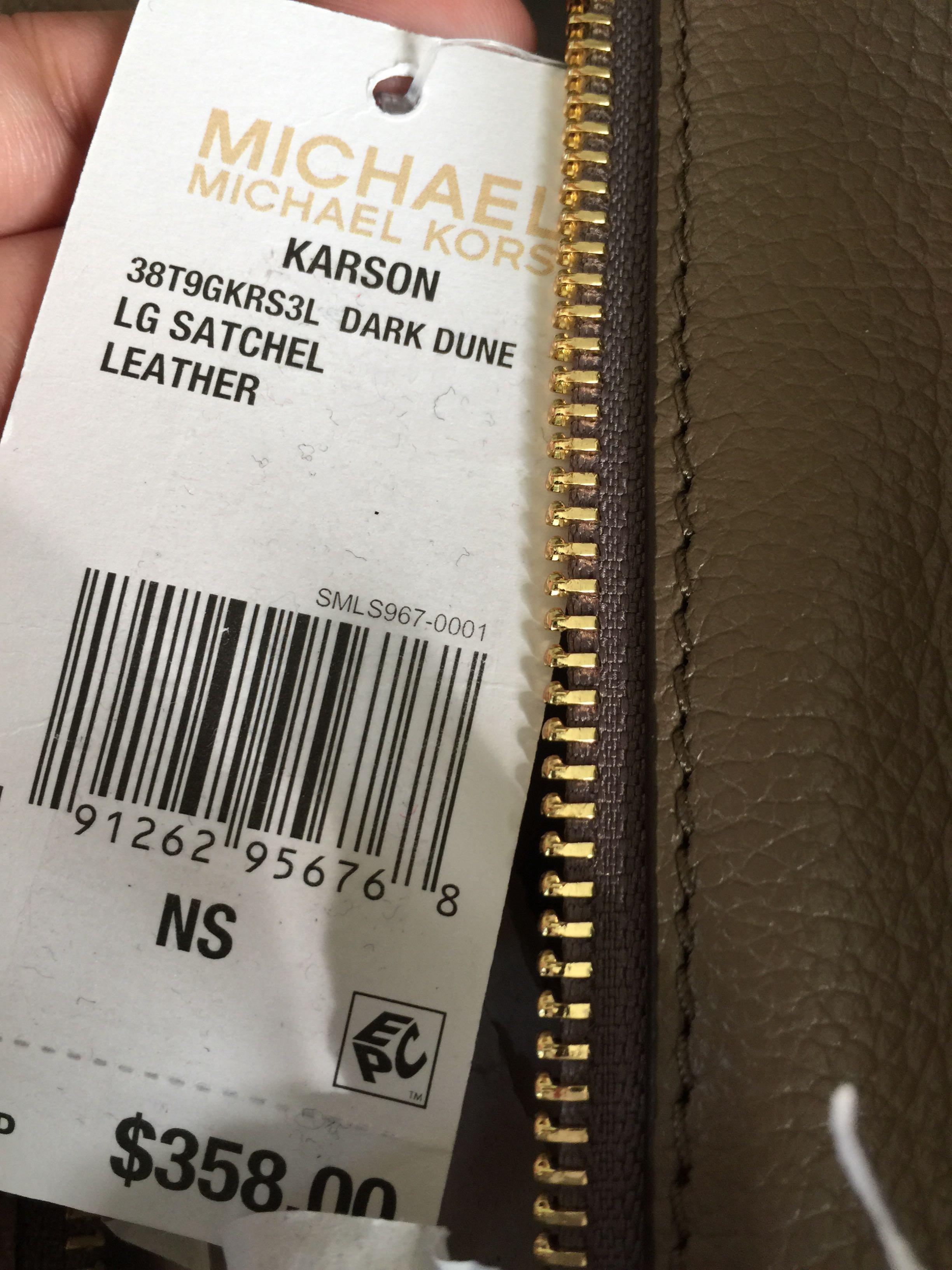 Michael Kors Karson LG Satchel, Women's Fashion, Bags & Wallets, Tote ...