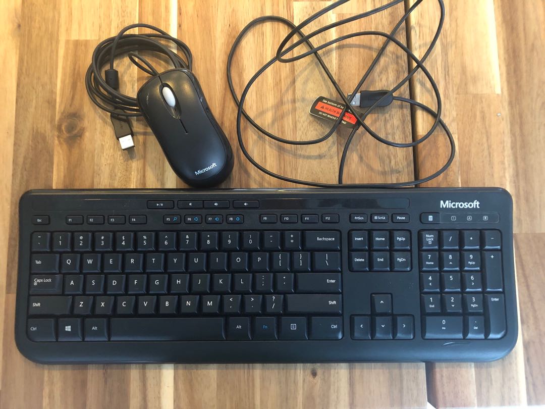 Microsoft Keyboard and mouse, Electronics, Computer Parts & Accessories ...