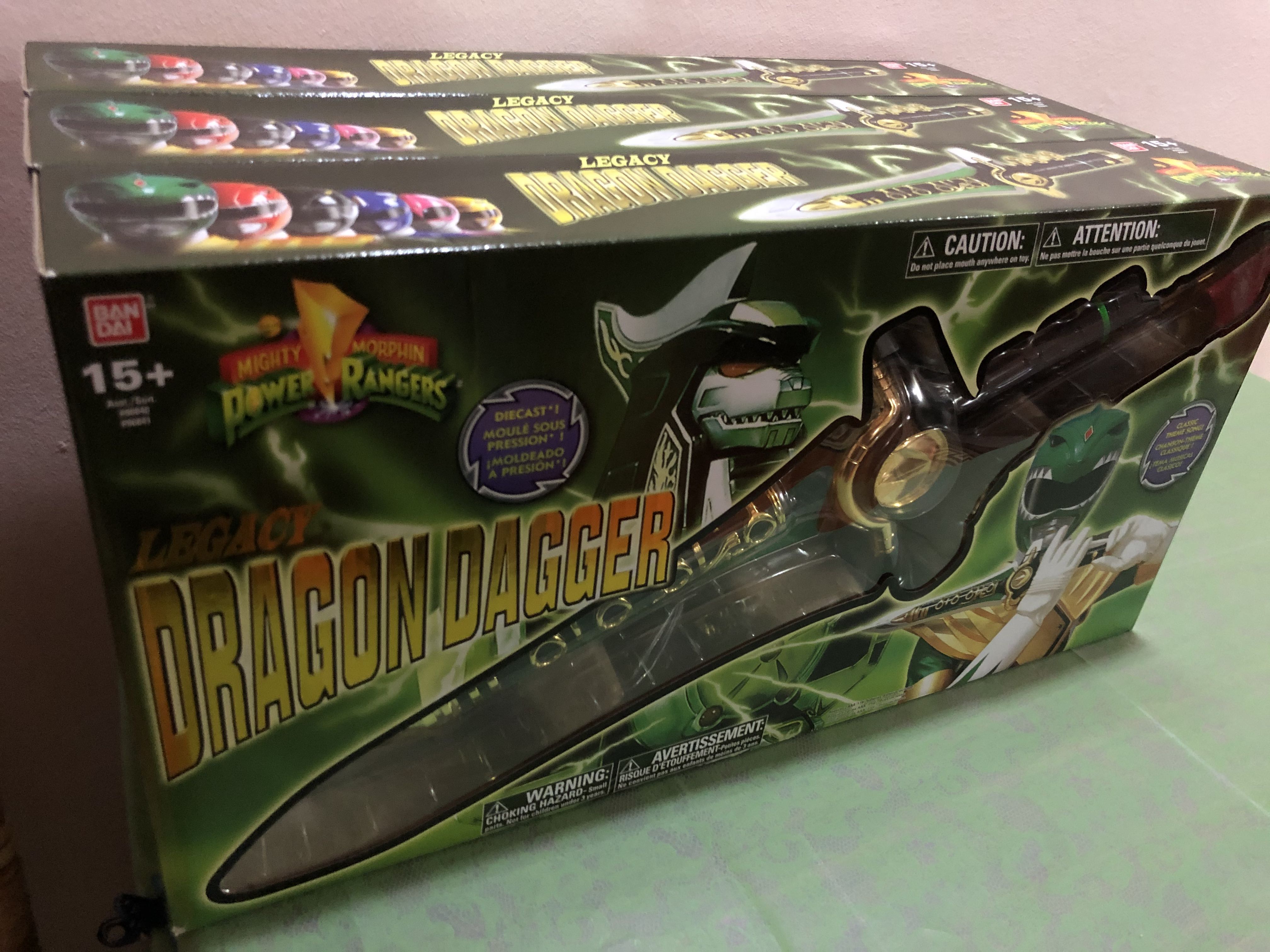 Mighty Morphin Power Rangers Legacy Dragon Dagger Green Ranger, Hobbies ...