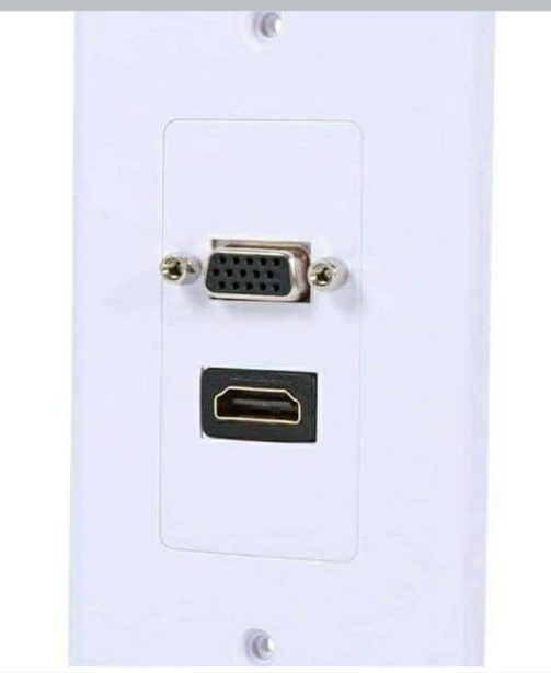 Multi-media wall faceplate, TV & Home Appliances, TV & Entertainment ...