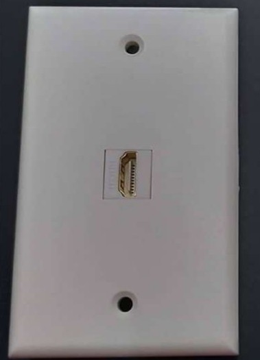 Multi-media wall faceplate, TV & Home Appliances, TV & Entertainment ...