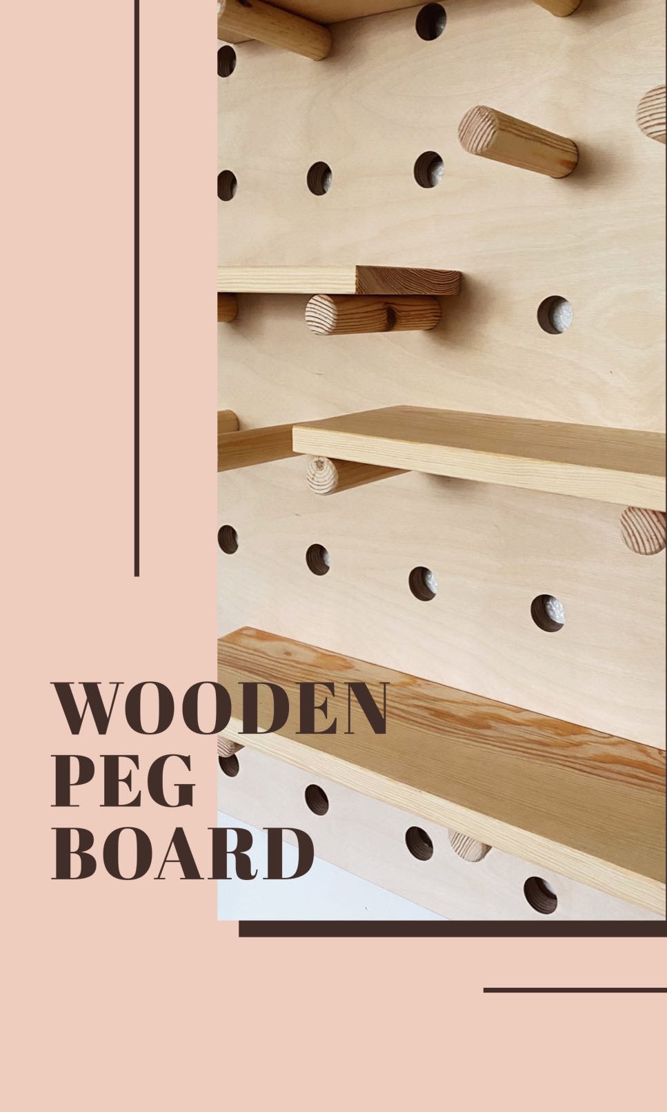 PEG BOARD, Furniture & Home Living, Cleaning & Homecare Supplies ...