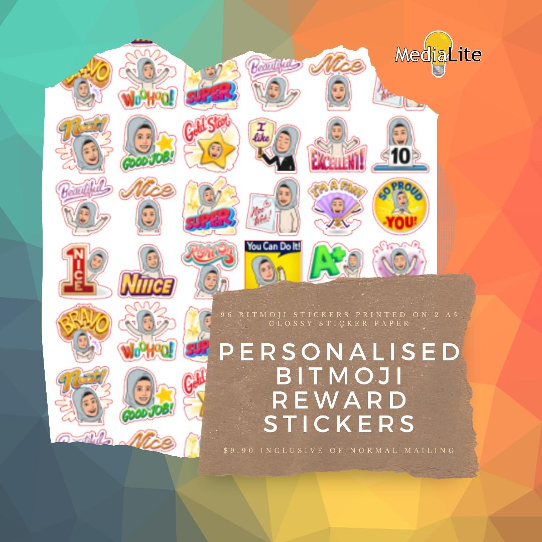 Personalised Memoji Bitmoji Teacher Reward Stickers, Hobbies & Toys ...