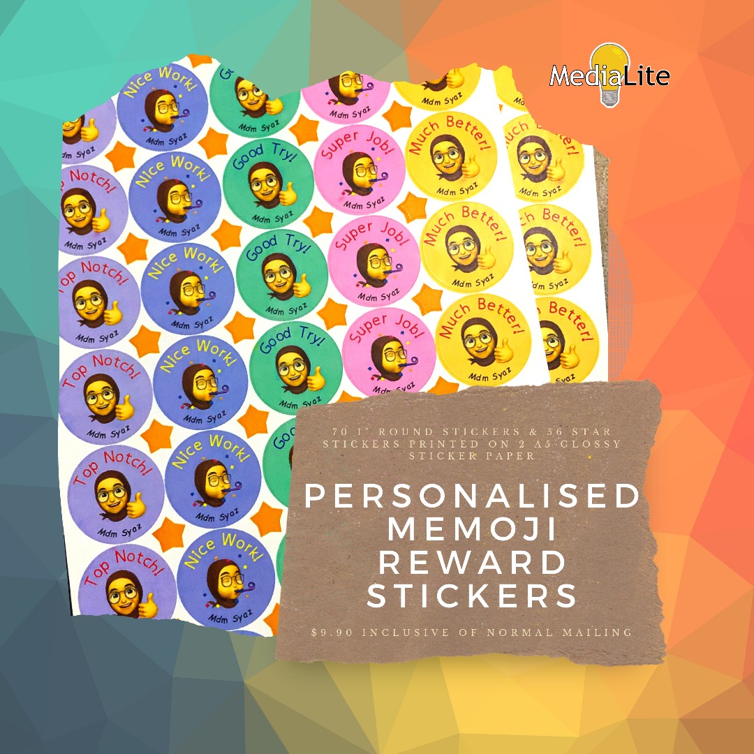 Personalised Memoji Bitmoji Teacher Reward Stickers, Hobbies & Toys ...