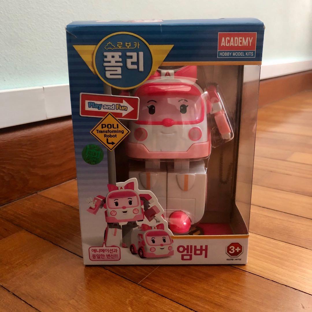 Robocar Poli transformer - Amber, Hobbies & Toys, Toys & Games on Carousell