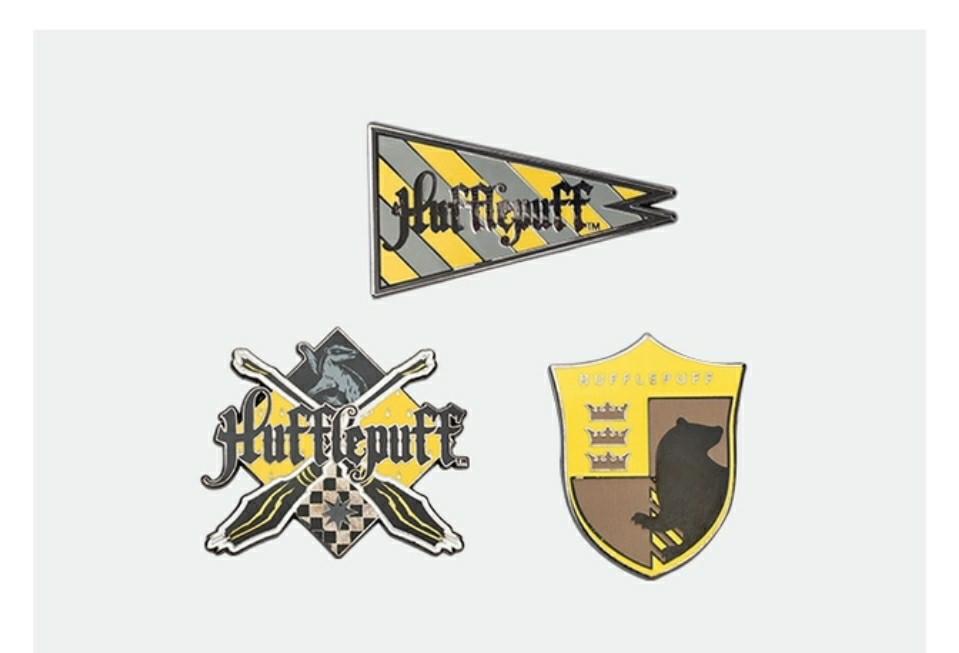 Set of 3 harry potter hogwarts house push pin, Everything Else on Carousell