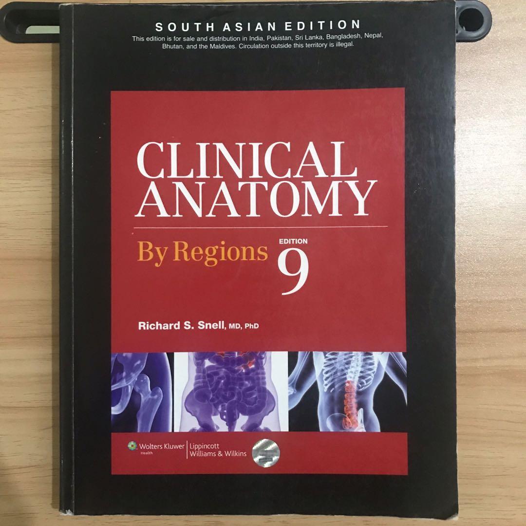 Snell Clinical Anatomy 9th ed, Hobbies & Toys, Books & Magazines ...