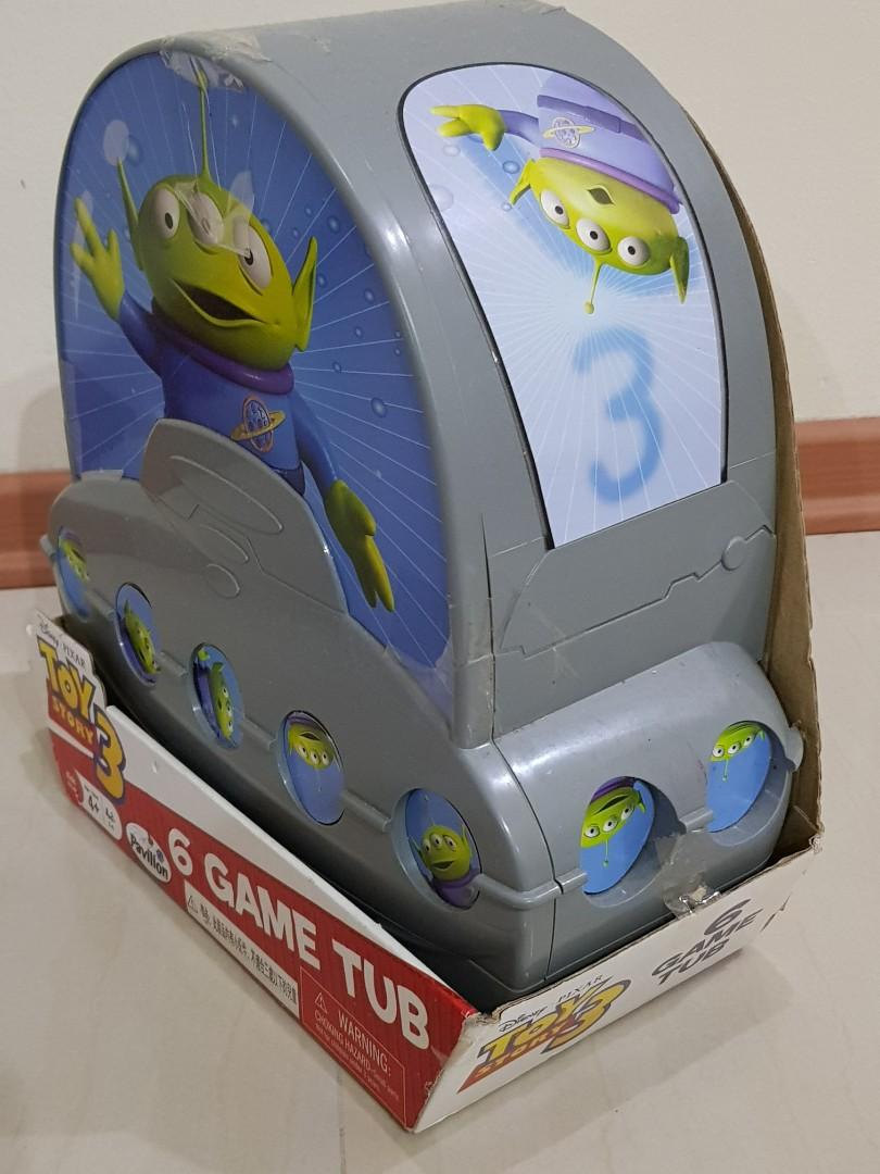 Toy Story 3 Alien Shaped 6 Game Tub, Hobbies & Toys, Toys & Games on ...