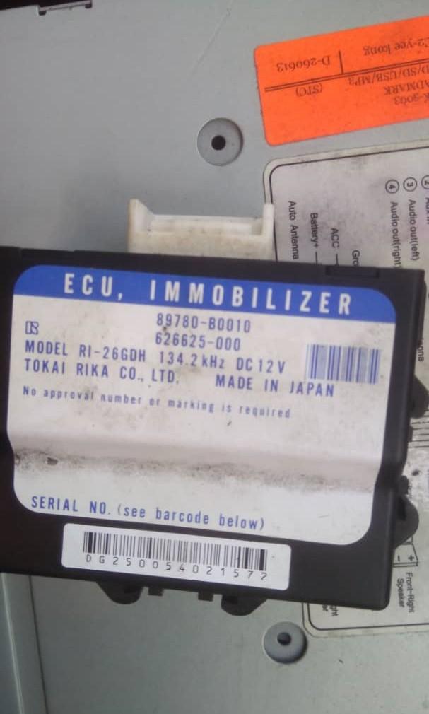 Toyota avanza immobilizer module, Auto Accessories on Carousell