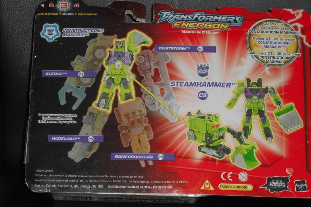 Transformers Energon Combiner ~ G1 Devastator Constructicon Maximus ...