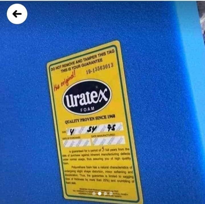 Uratex Foam 100% Original Cheaper than the Mall Price 5 Years Warranty ...