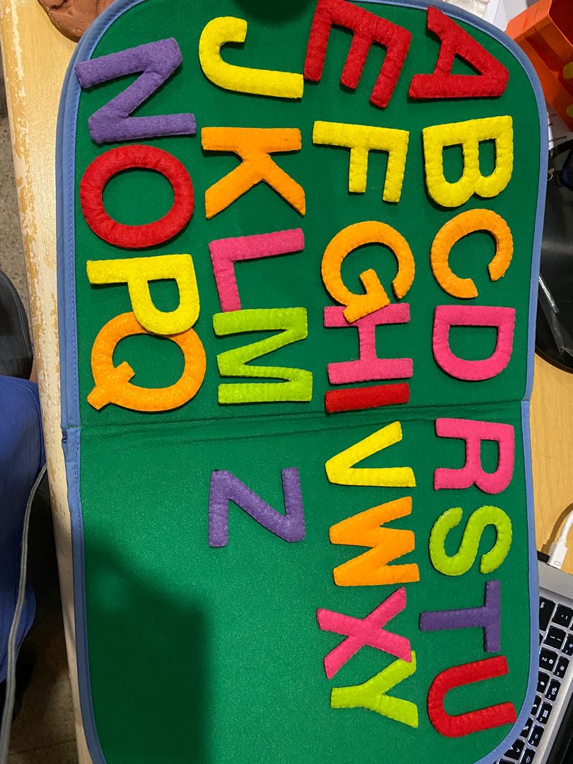 Felt and Velcro activity book, Hobbies & Toys, Books & Magazines ...