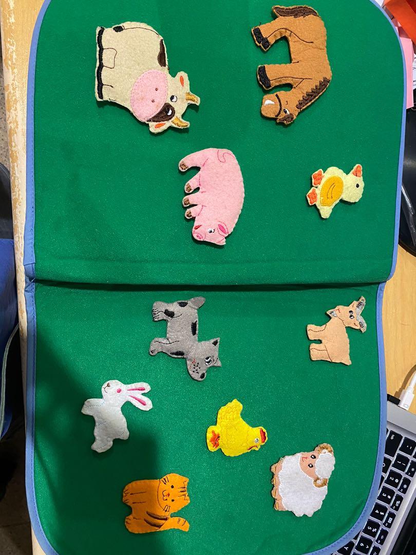 Felt and Velcro activity book, Hobbies & Toys, Books & Magazines ...