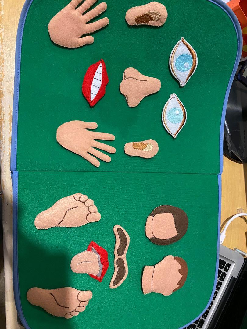 Felt and Velcro activity book, Hobbies & Toys, Books & Magazines ...