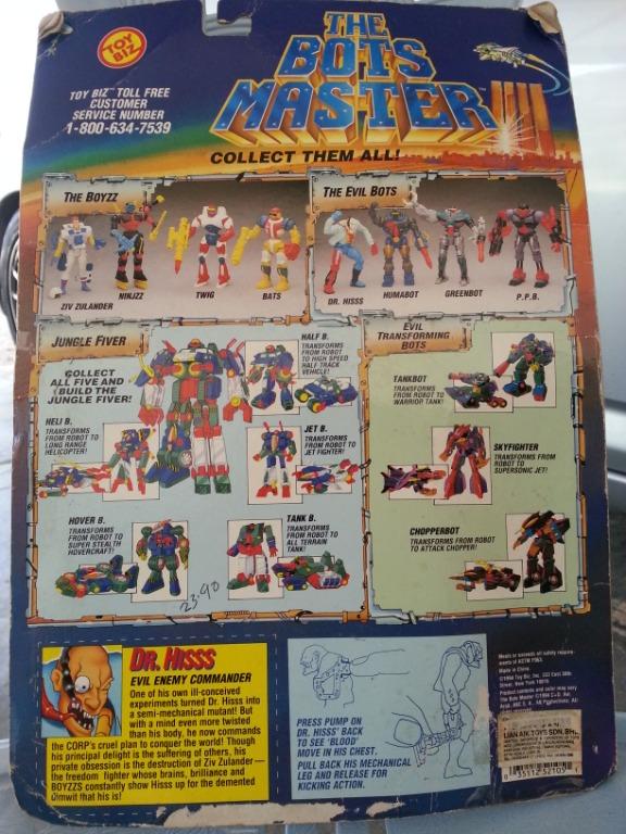 vintage the bots master 1994 unNOS, Hobbies & Toys, Collectibles ...