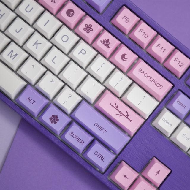 XDA ARC Hana PBT Dye-sub Keycaps for cherry mechanical keyboard ...