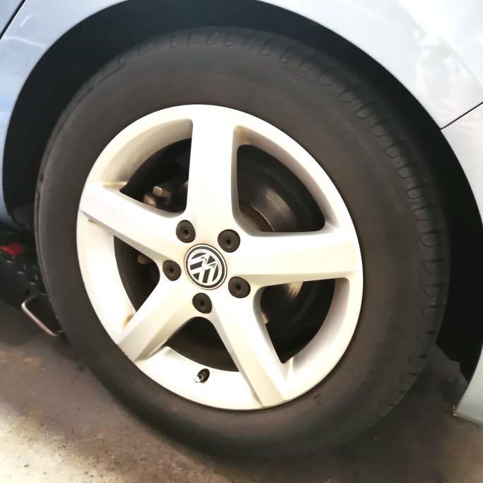 4 x Original Volkswagen 16” inch rims 5x112, Car Accessories, Tyres ...