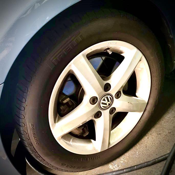 4 x Original Volkswagen 16” inch rims 5x112, Car Accessories, Tyres ...