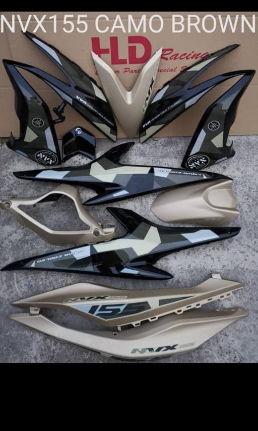 Aerox Coverset Fairing Aerox v1, Motorcycles, Motorcycle Accessories on ...
