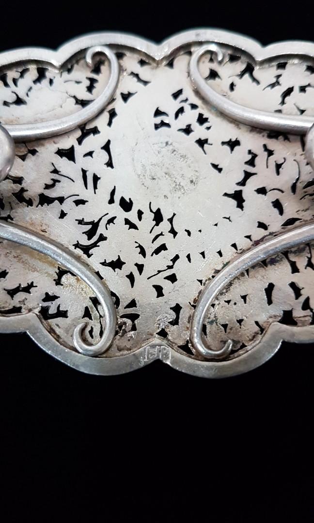 Antique Peranakan Aceh Style Silver Peacock Belt With Buckle, Women's ...