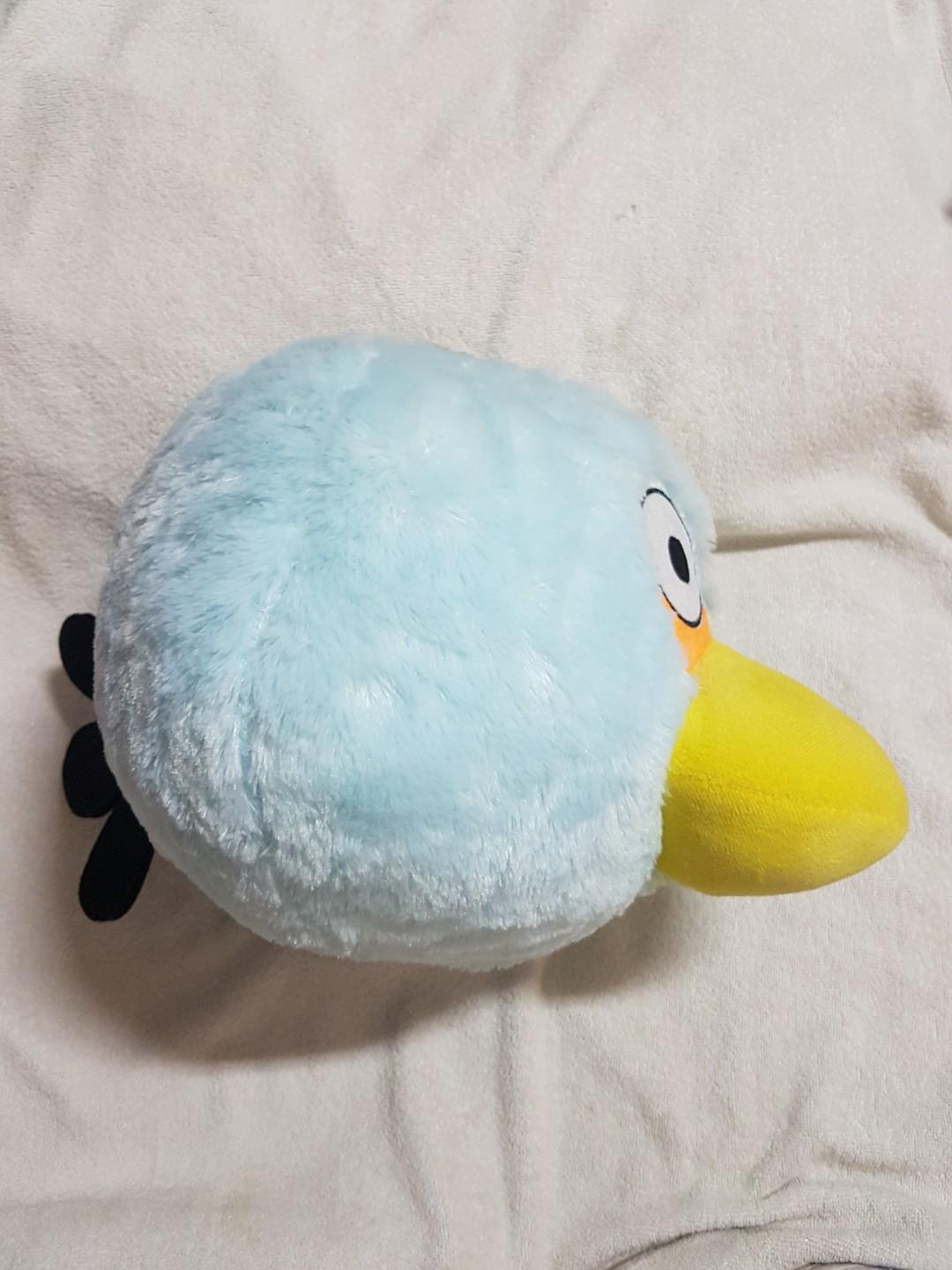 Authentic Large (Big) Momo Bear Angry Bird - Blue Bird Plush Soft Toy ...