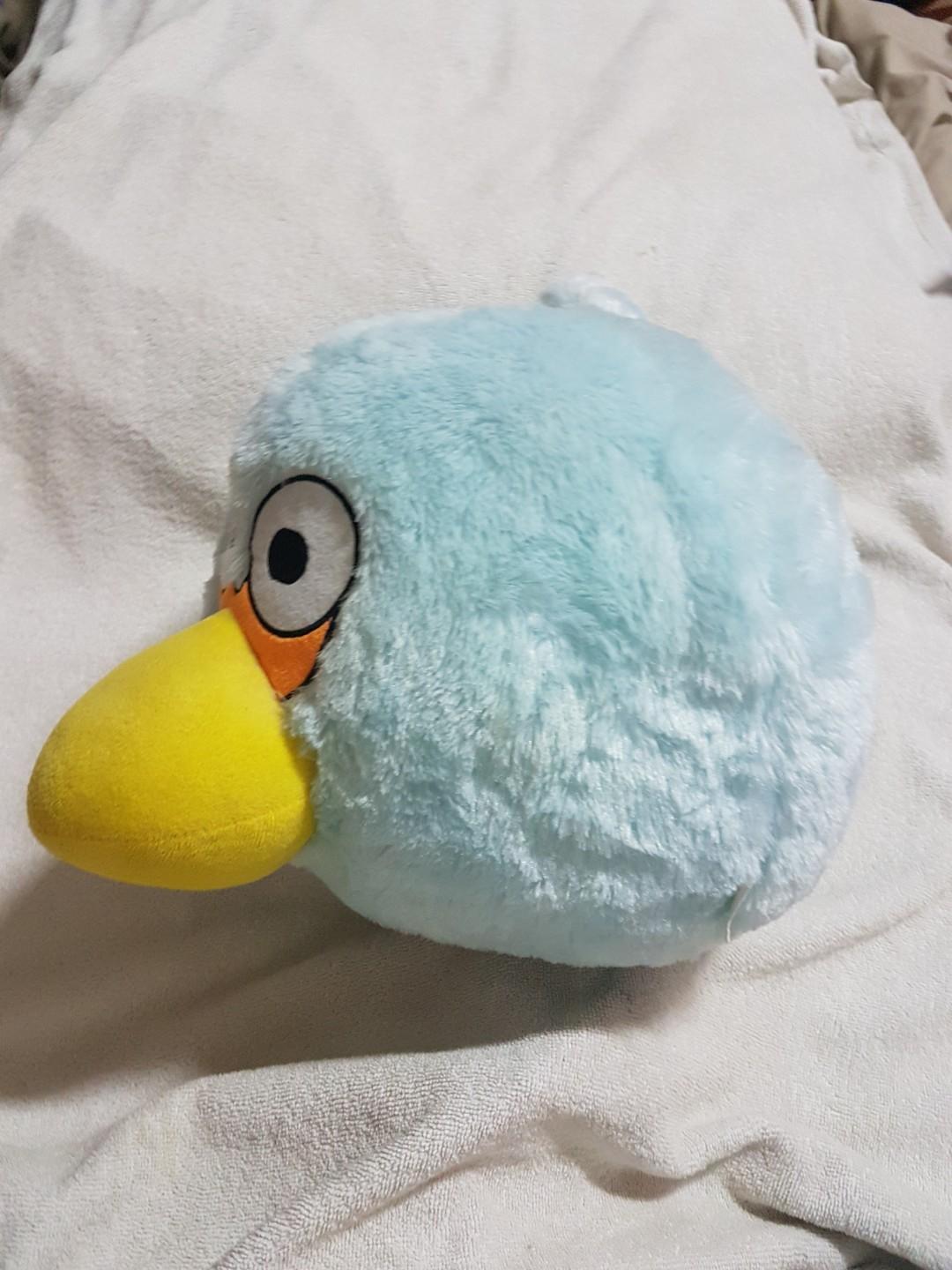 Authentic Large (Big) Momo Bear Angry Bird - Blue Bird Plush Soft Toy ...