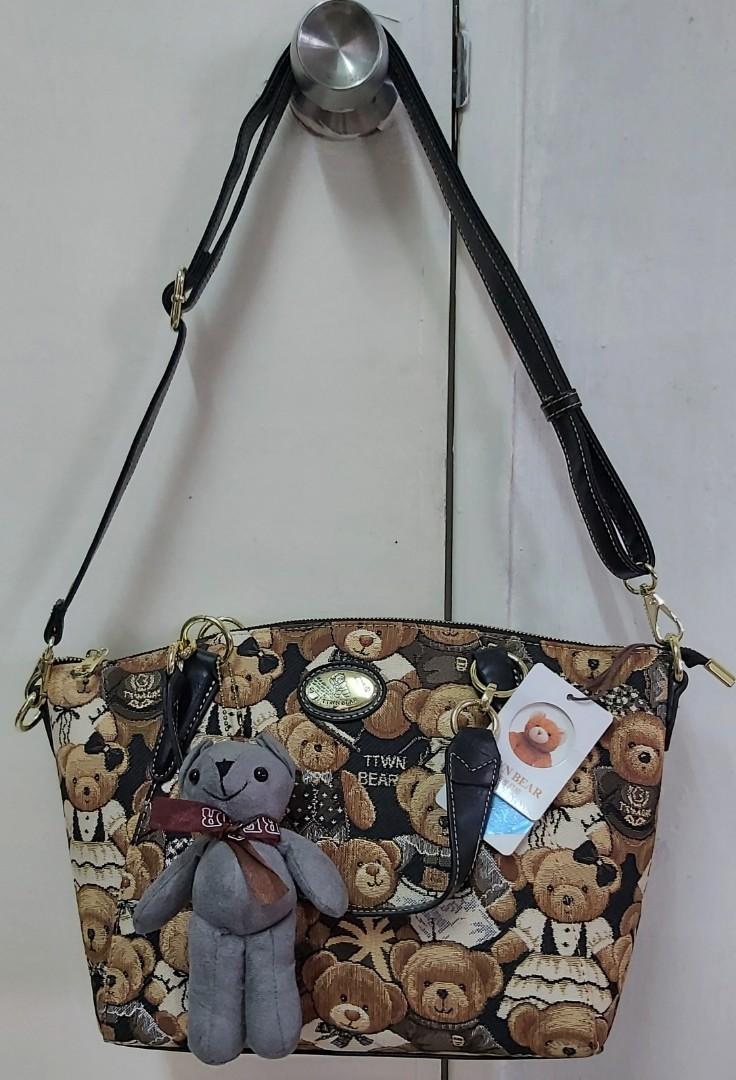Brand New TTWN bear bag, Women's Fashion, Bags & Wallets, Tote Bags on ...
