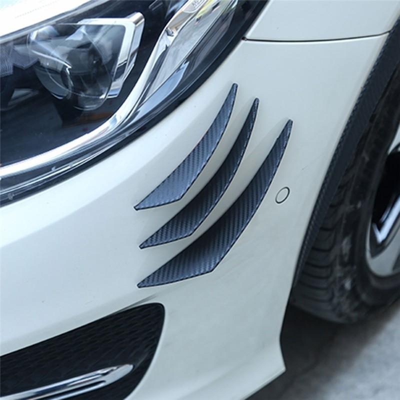 Carbon fibre style front bumper splitter, Car Accessories, Accessories ...