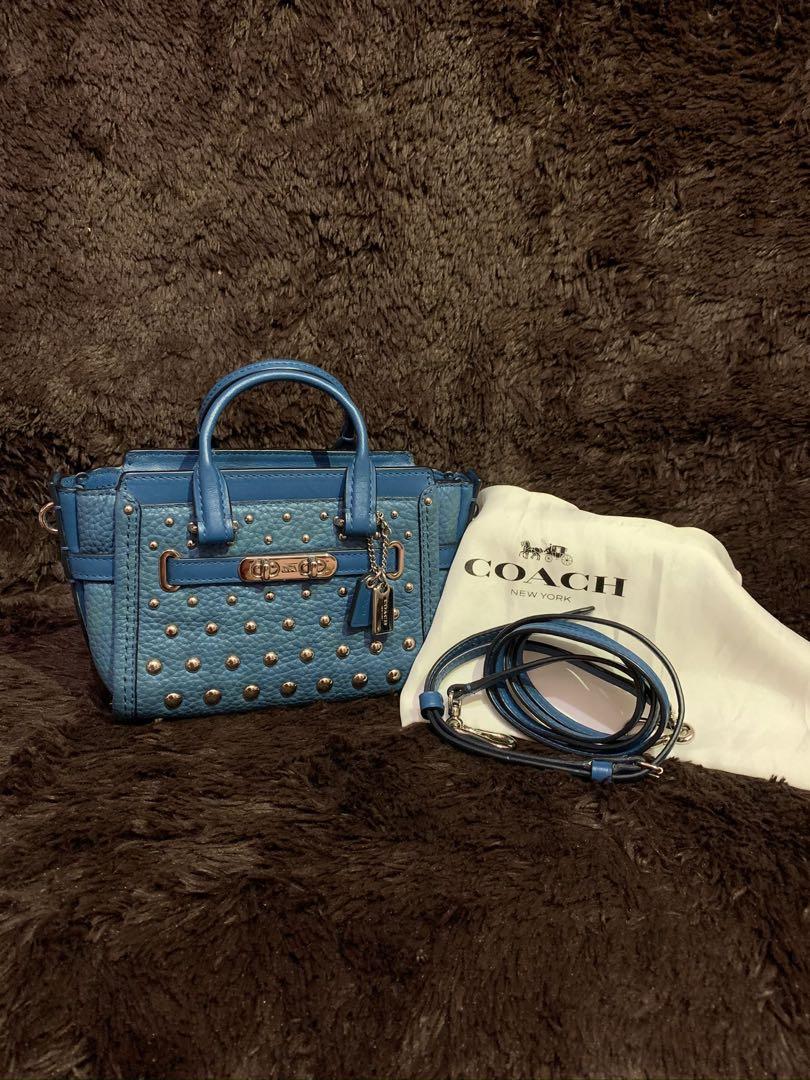 Coach swagger ombre mini, Barang Mewah, Tas & Dompet di Carousell