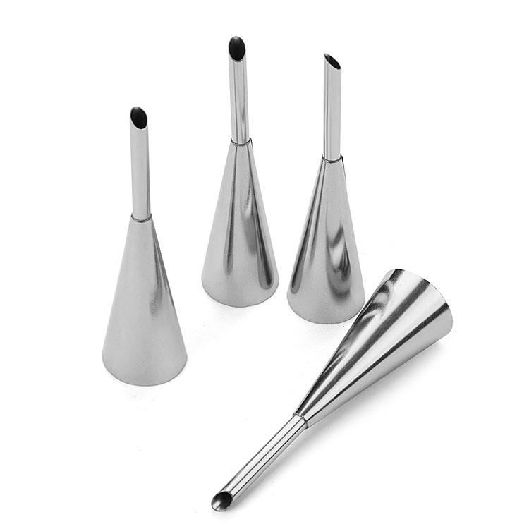 Cream piping nozzle for cream puffs, nozzle tip, custard piping nozzle ...