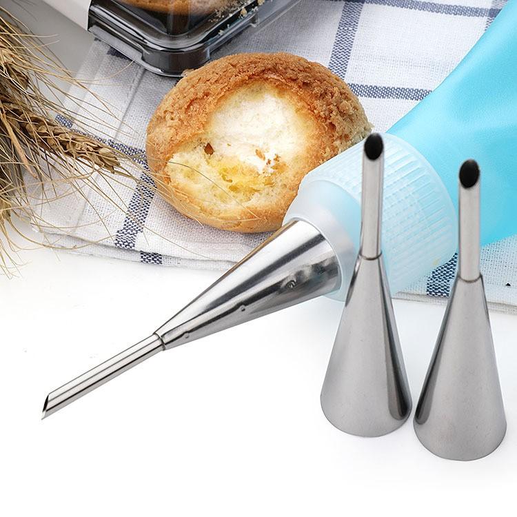 Cream piping nozzle for cream puffs, nozzle tip, custard piping nozzle ...
