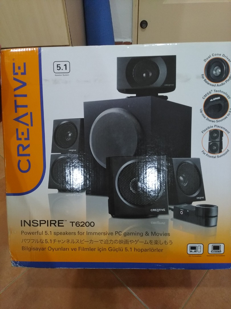 Creative Inspire T6200 Speakers, Audio, Soundbars, Speakers ...