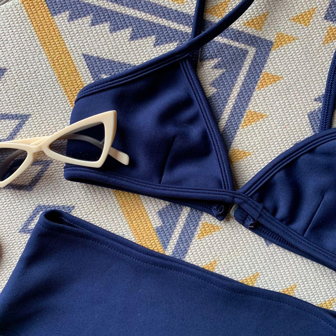 Dark blue bikini, Women's Fashion, Swimwear, Bikinis & Swimsuits on ...