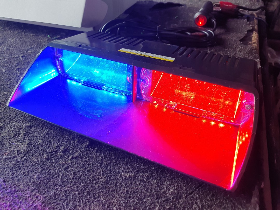 Dashboard emergency high power led blinker escort Police ambulance ...