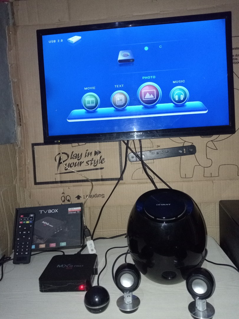 Devant 22" LED TV & Devant Speaker BTS & MXQ PRO 4K, Audio, Soundbars ...